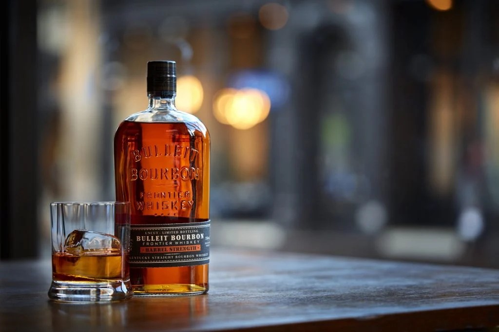 Spannende Unterschied Bourbon Whiskey Fotos